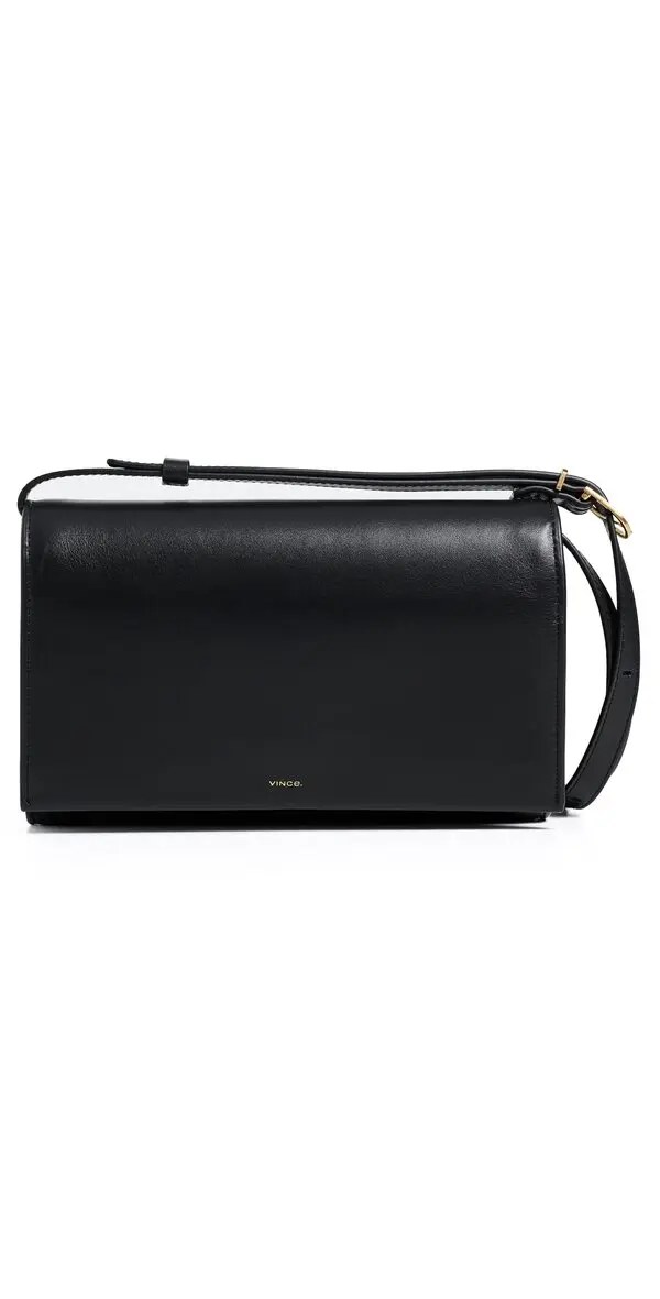 Vince Wallet On A Strap - Black