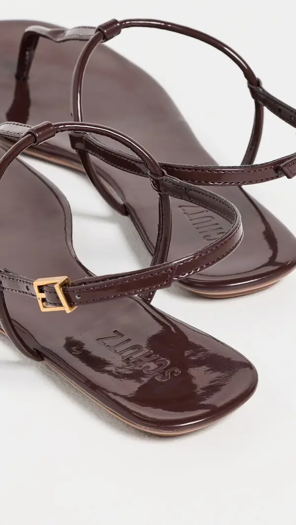 Schutz Elsha Sandals - Root Brown