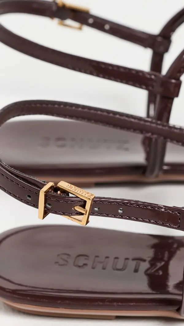 Schutz Elsha Sandals - Root Brown