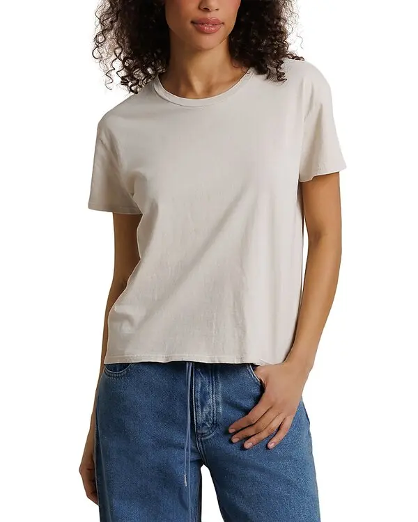 PERFECTWHITETEE Harley Boxy Tee - White Grey