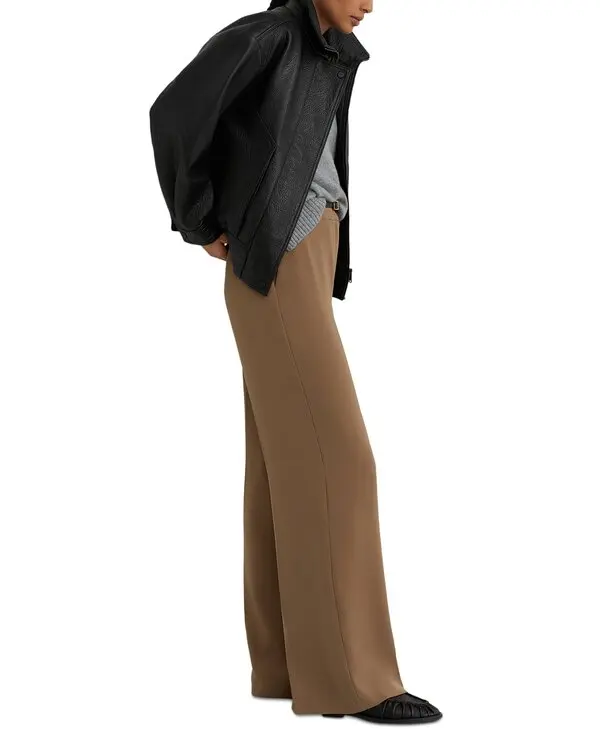 REISS Petites Tailored Wide Leg Pants