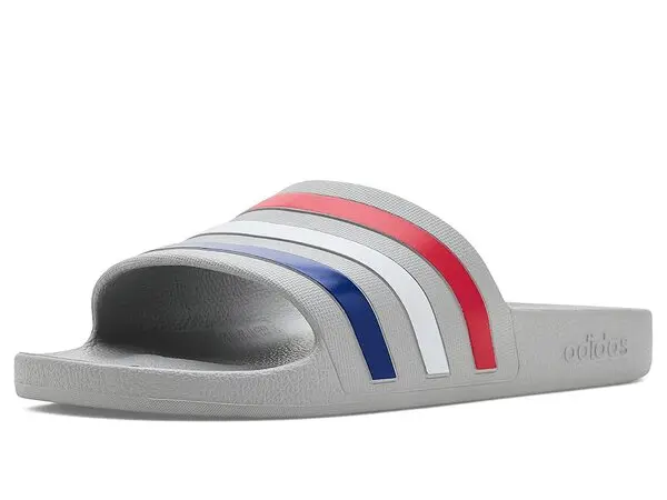 Adidas Adilette Aqua Slides - Gray