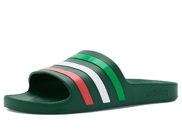 Adidas Adilette Aqua Slide Sandals - Green