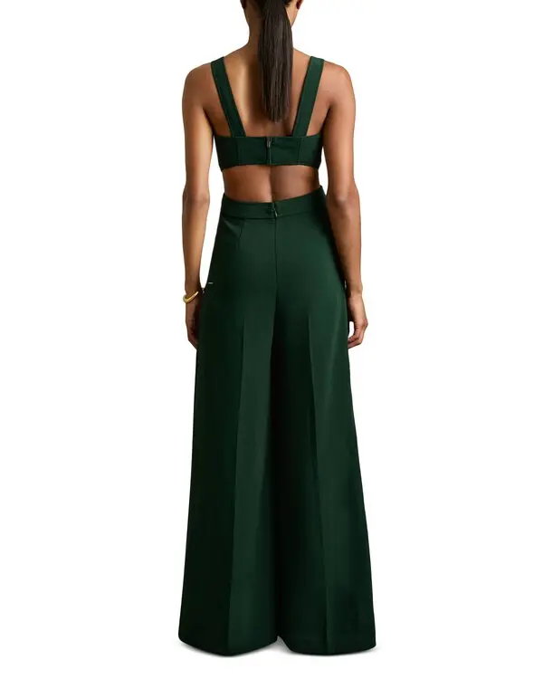 REISS Petite Wide Leg Jumpsuit