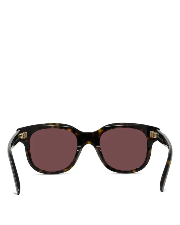 Givenchy City Geometric Sunglasses - Havana/red