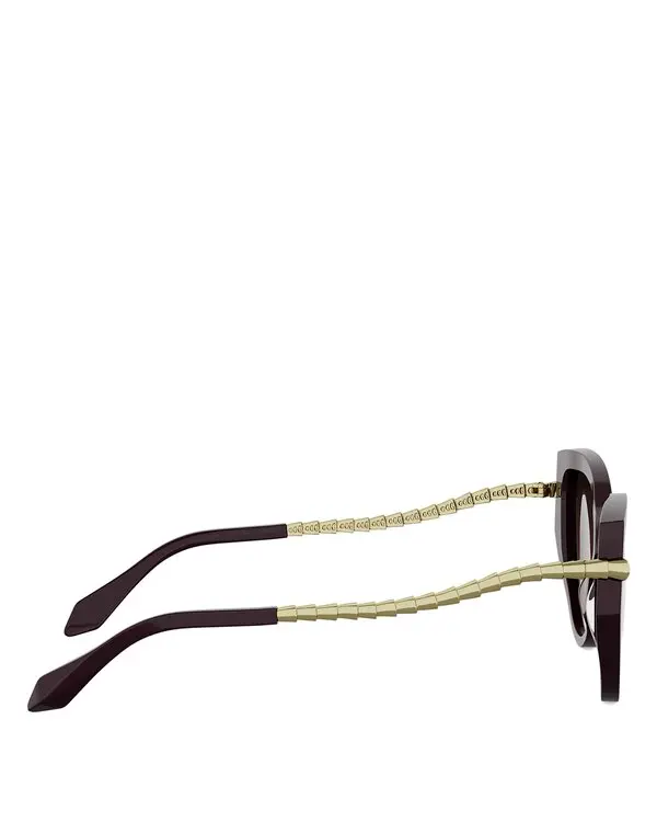 BVLGARI Serpenti Viper Cat Eye Sunglasses, 56mm