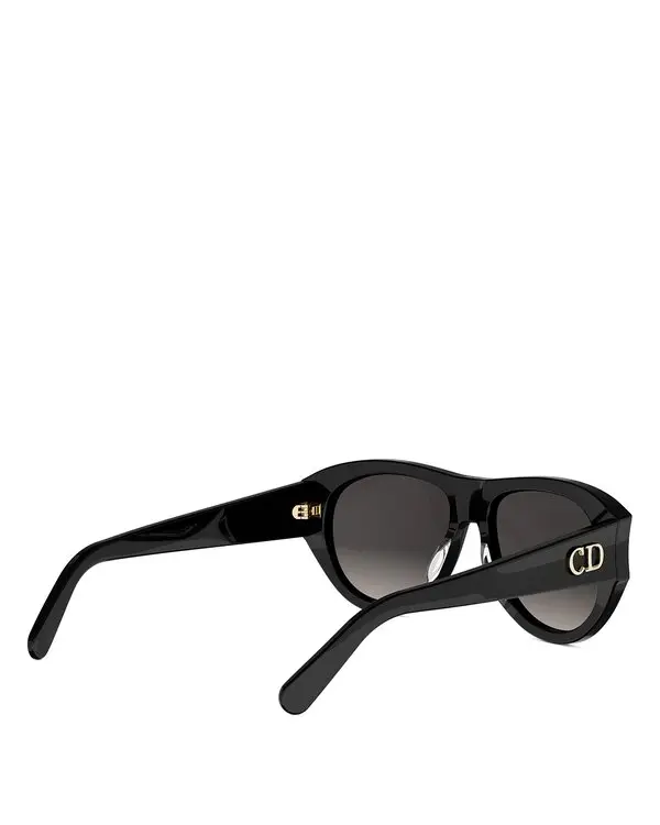 Dior Pilot Sunglasses 55mm - Black/grey