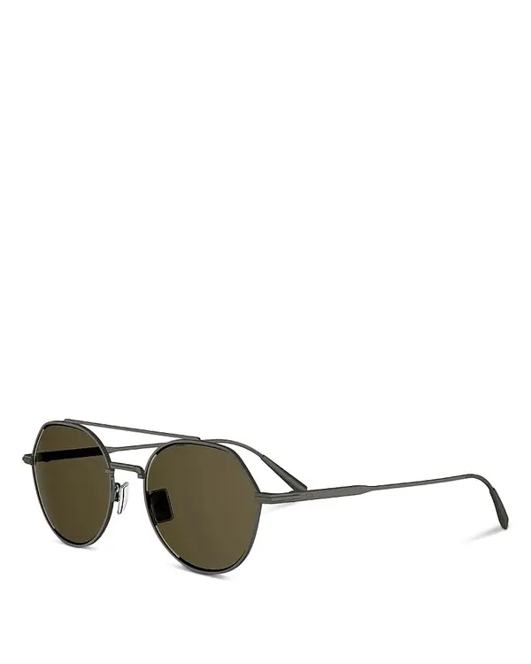 Dior Blacksuit Geometric Sunglasses, 54mm - Grey/brown