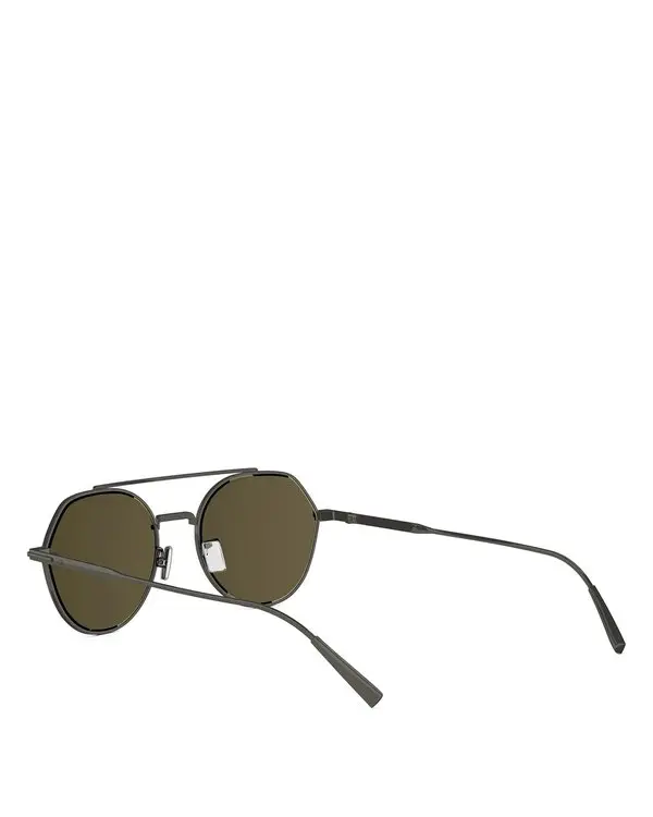 Dior Blacksuit Geometric Sunglasses - Grey/brown