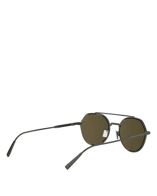 Dior Blacksuit Geometric Sunglasses - Grey/brown