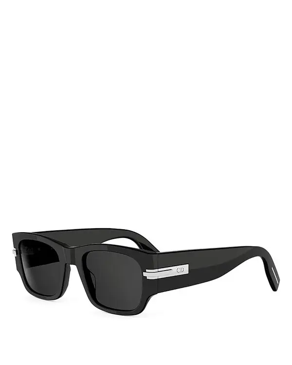 Dior Blacksuit Square Sunglasses, 52mm - Black/grey