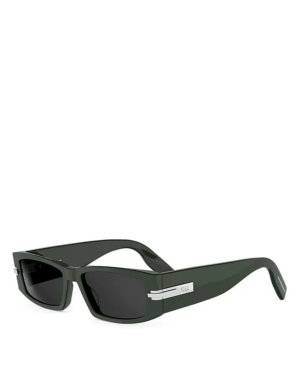 Dior Blacksuit Square Sunglasses, 52mm - Green/grey