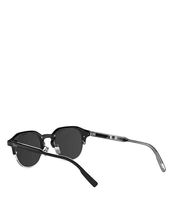 Dior Ribbed Geometric Sunglasses
