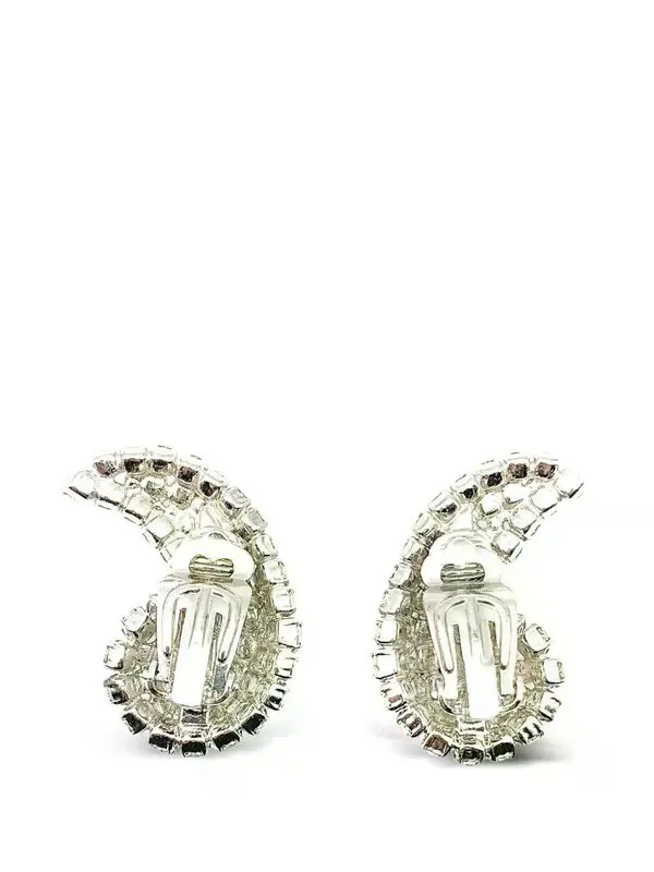 Dior 1974 Crystal Wing Earrings