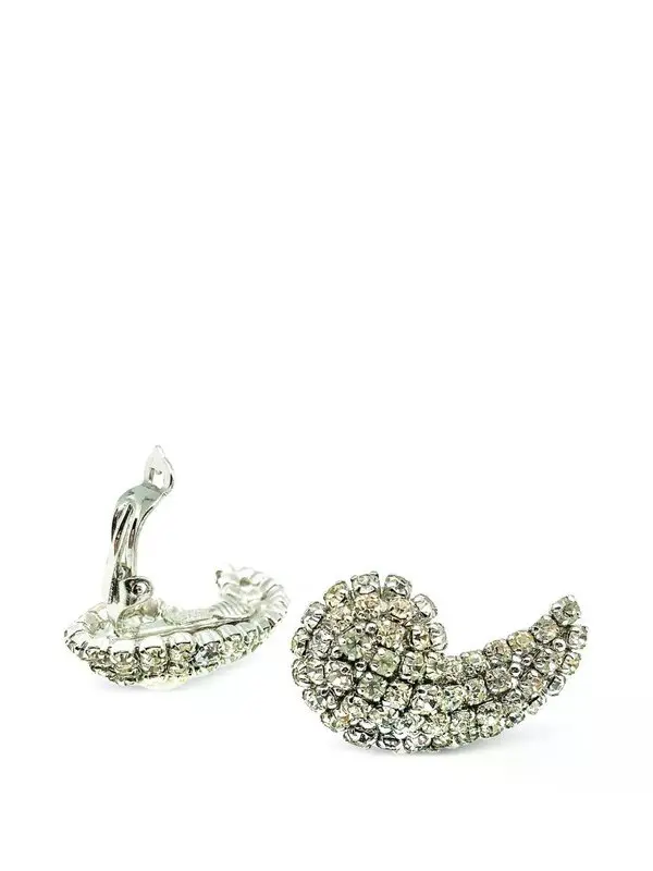 Dior 1974 Crystal Wing Earrings