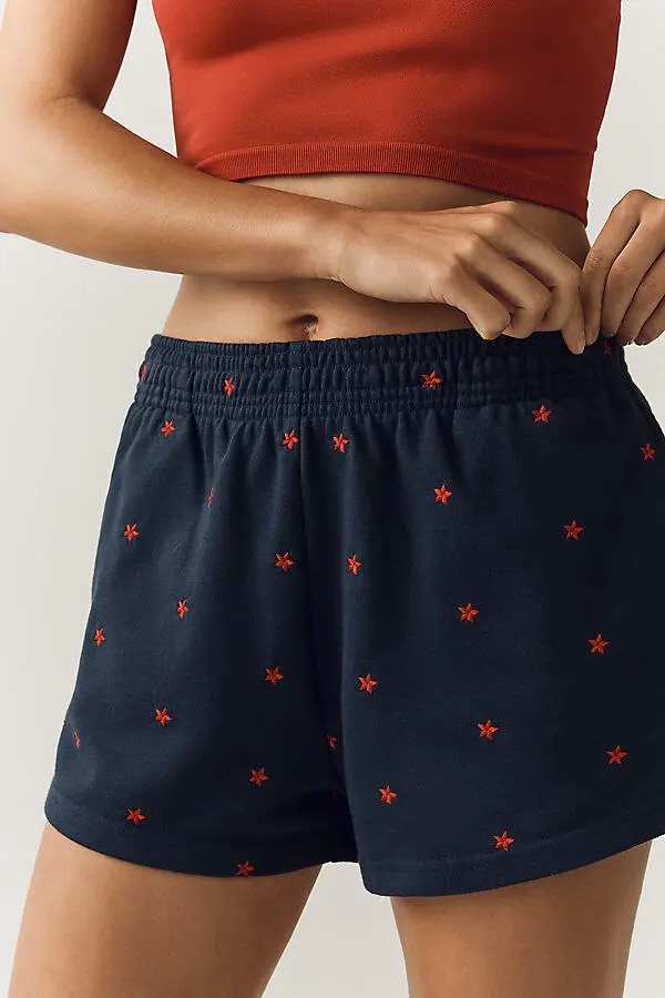 Beach Riot Malik Shorts With Star Print