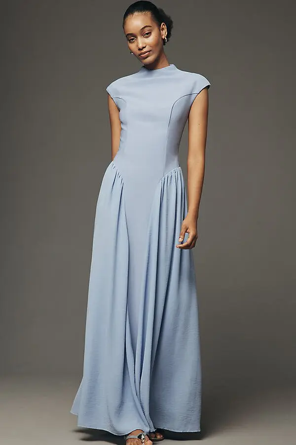 ELLIATT Olenna Basque Waist Maxi Dress