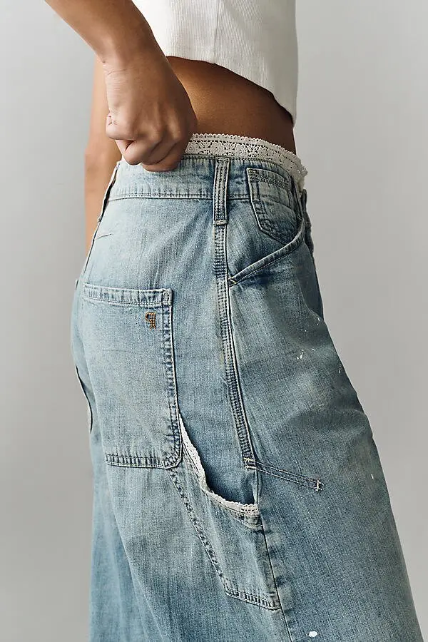 PILCRO Kayden High-rise Carpenter Barrel Jeans