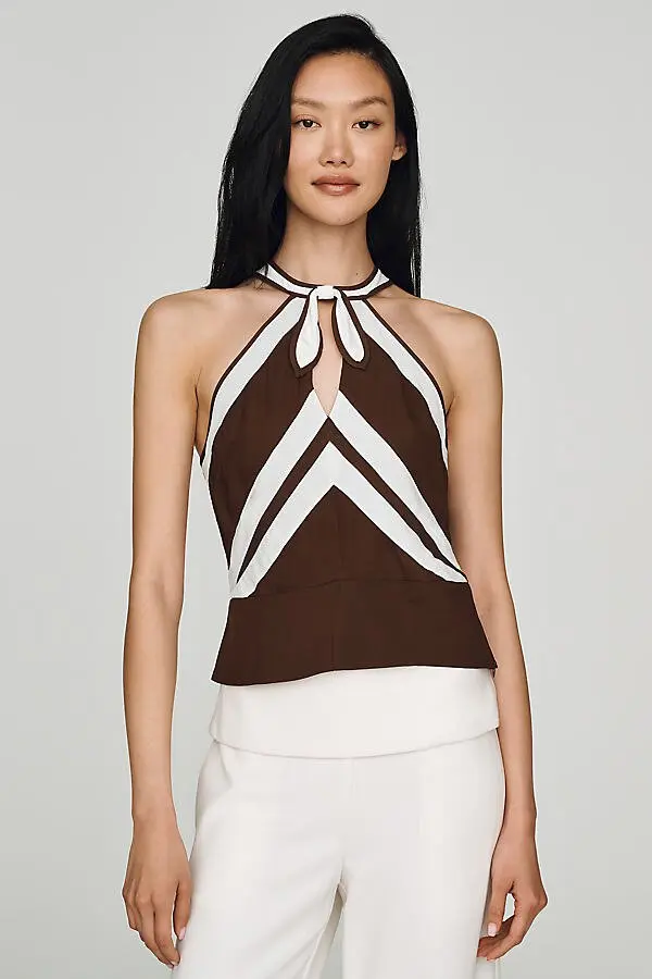 Maeve Halter Neck Front-tie Top