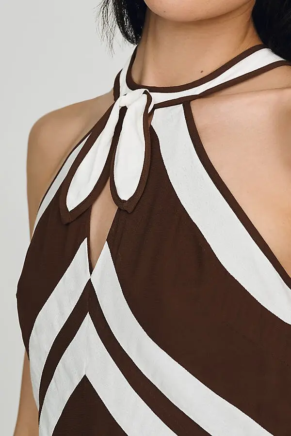 Maeve Halter Neck Front-tie Top