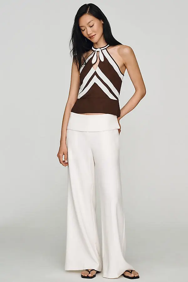 Maeve Halter Neck Front-tie Top