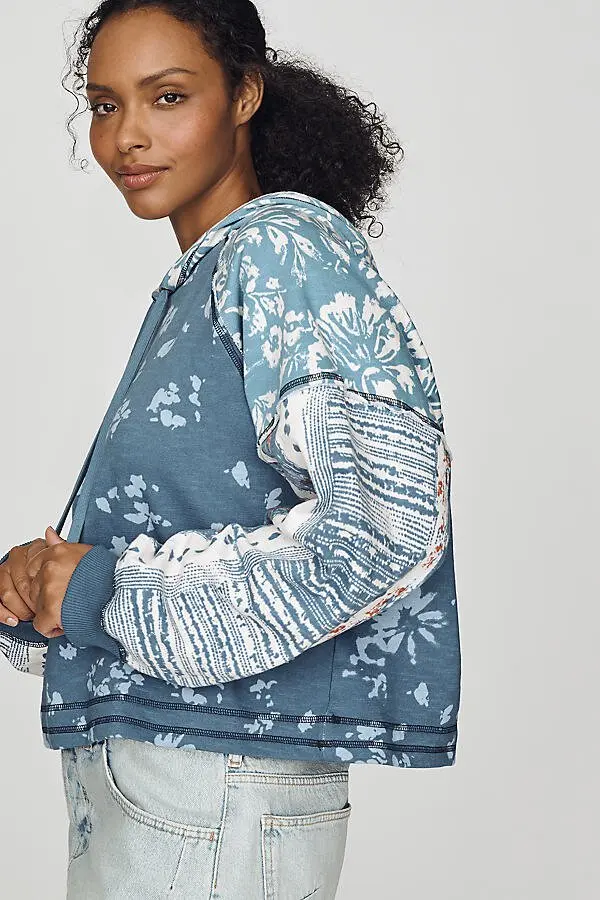 PILCRO Cotton Drawstring Hoodie