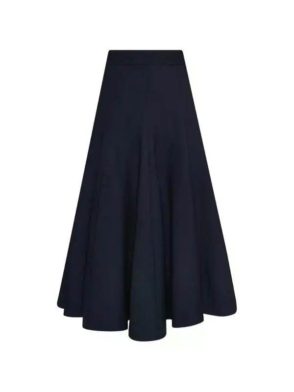 Oscar De La Renta Flared Midi Skirt