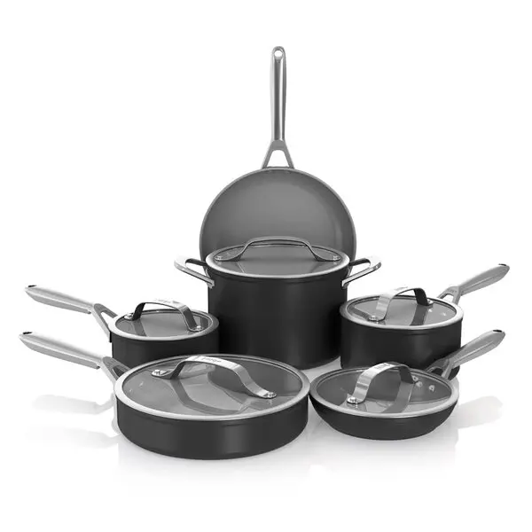 NINJA Ceramic Pro 11-piece Cookware Set - Black