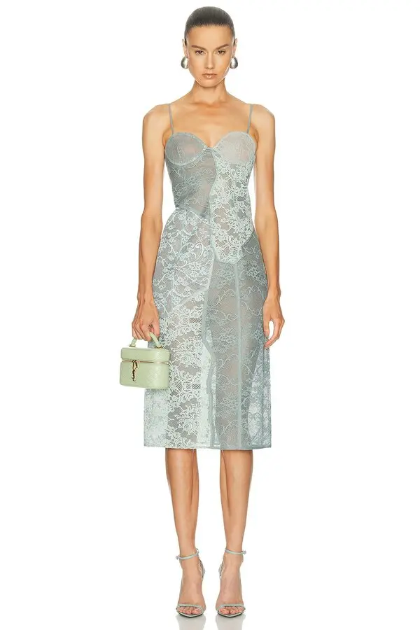 Acne Studios Daytona Romantic Flower Lace Dress