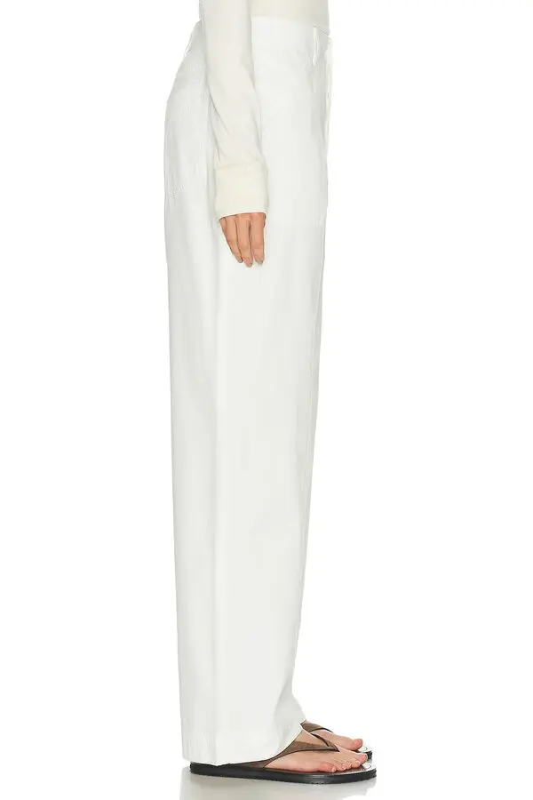 Matteau Straight Leg Cargo Pant - Chalk