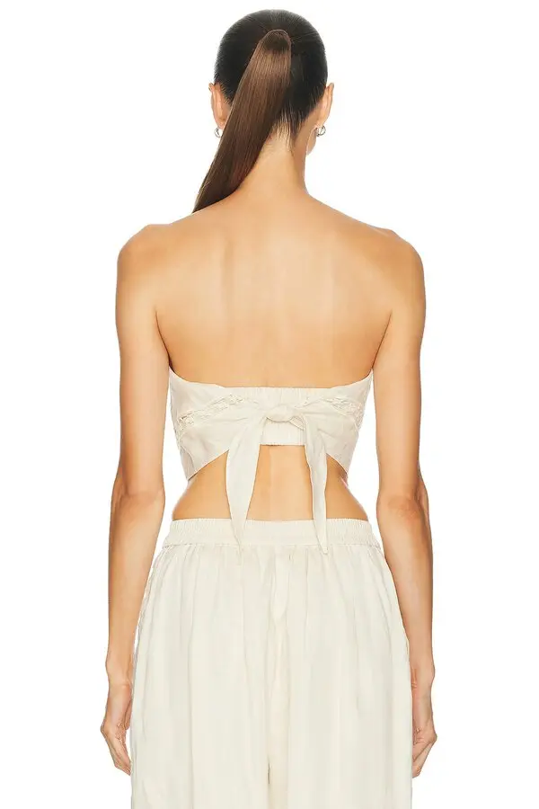 Simkhai Lahni Bandana Top - Sand