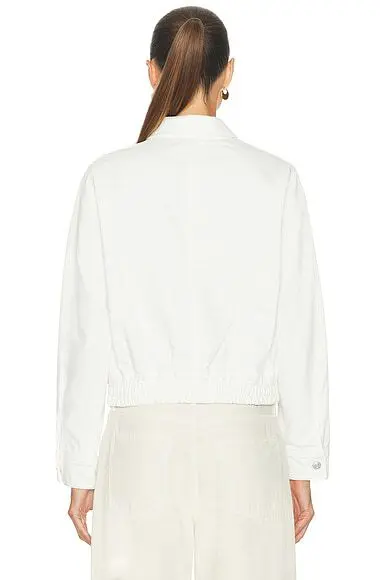 NILI LOTAN Najac Denim Jacket - Cream