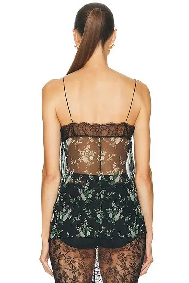 Dolce & Gabbana Sheer Lace Camisole Top