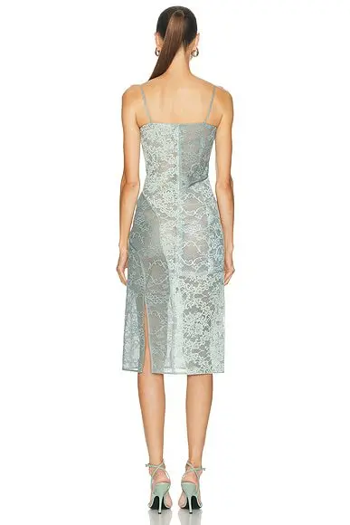 Acne Studios Romantic Flower Lace Dress