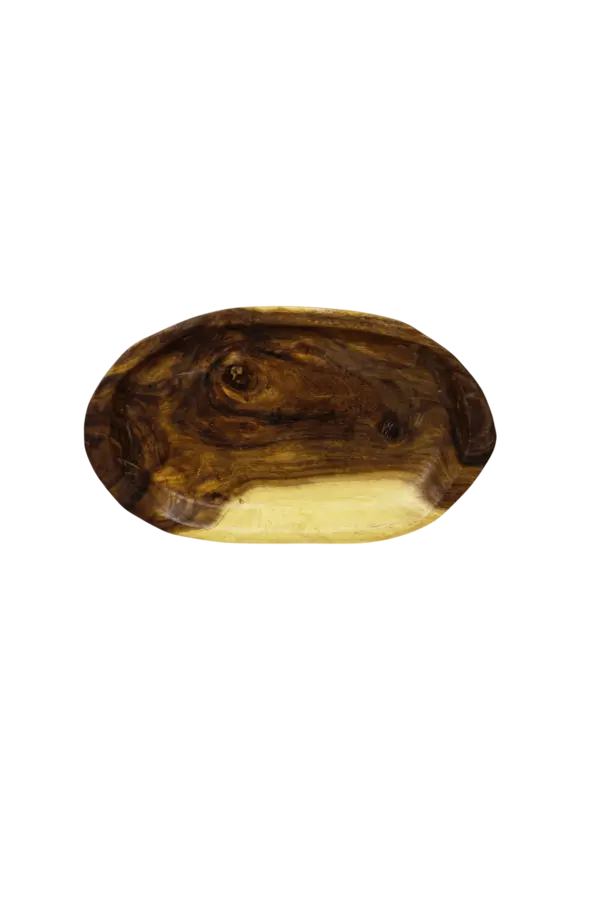Botanical Boys Handmade Wooden Bowl, South Africa Two Four One Eleven - Brown
