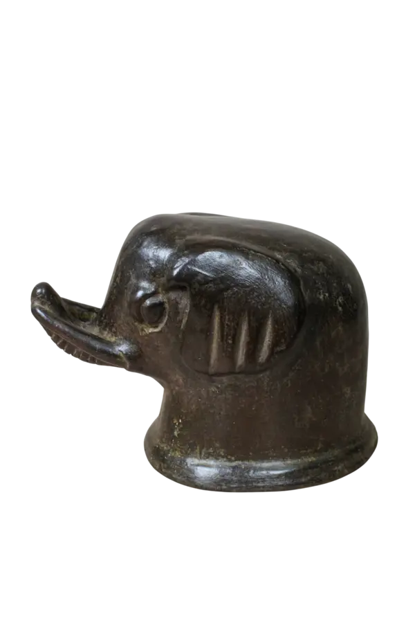 Botanical Boys Makonde Mangbetu Elephant Head Sculpture Two Three Four Two