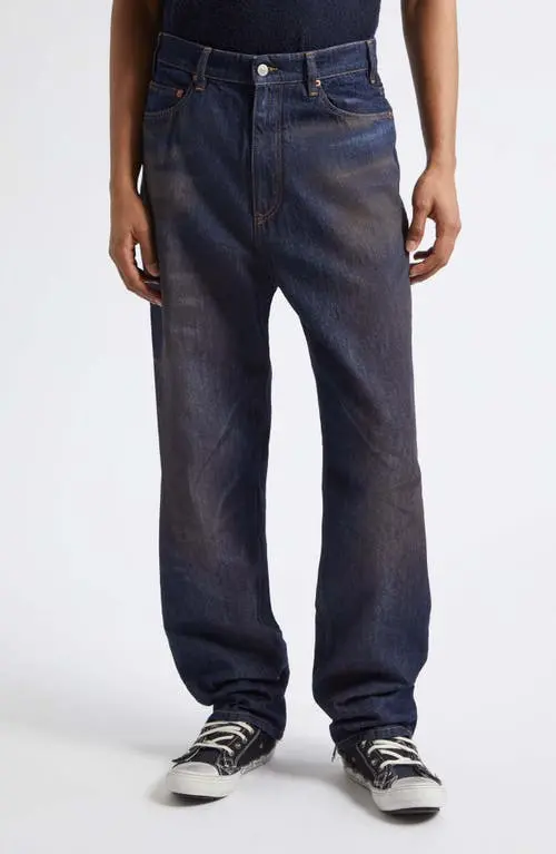 MAISON MARGIELA Relaxed Straight Leg Jeans - Blue