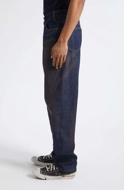 MAISON MARGIELA Relaxed Straight Leg Jeans - Blue