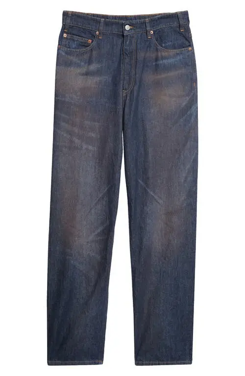 MAISON MARGIELA Relaxed Straight Leg Jeans - Blue