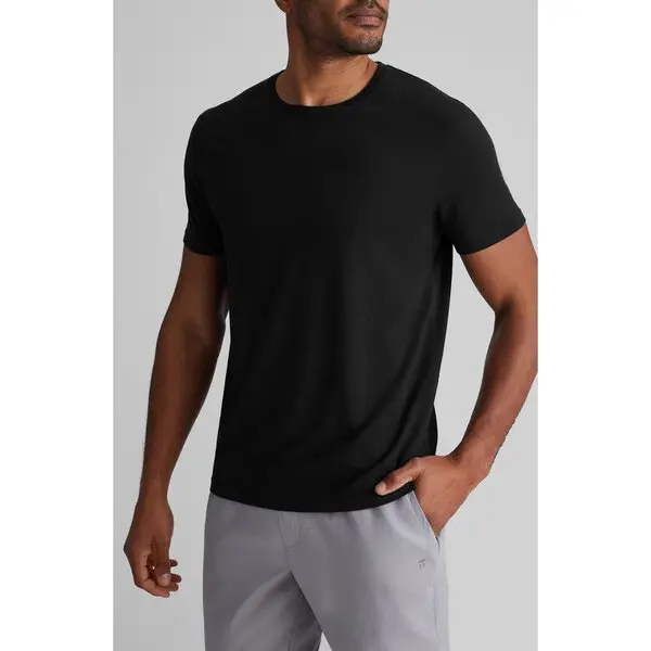Tommy John Second Skin Crewneck T-shirt - Black