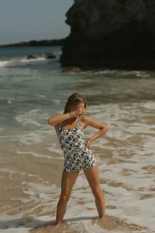 Geode Swimwear Aruba Open Back Bodysuit