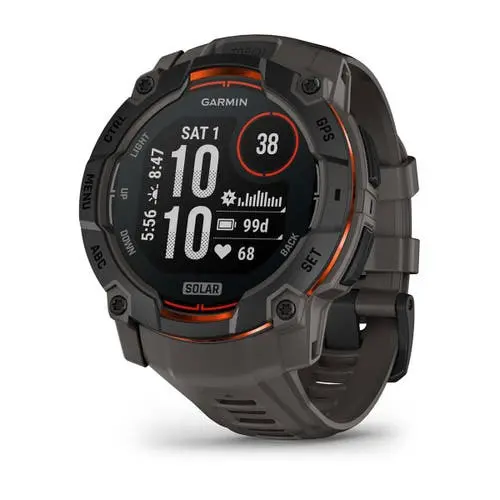GARMIN Instinct 3 Solar Smartwatch - Black