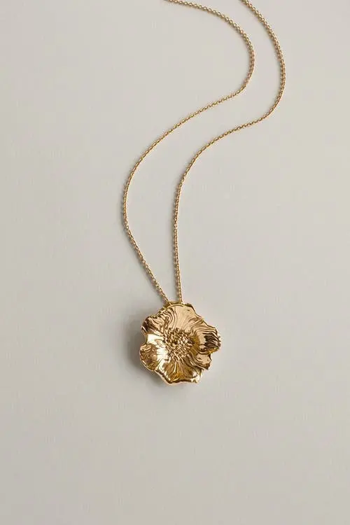 ASTOR & ORION Poppy Floral Pendant Necklace