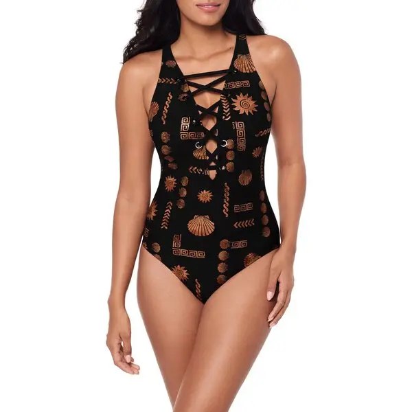 Magicsuit Clamdigger Steffi One-piece Swimsuit - Black/multi
