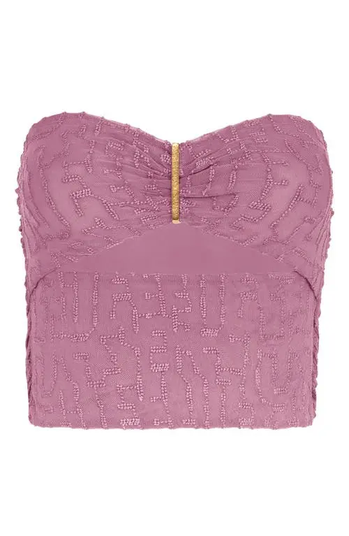VIX PAULA HERMANNY Ray Strapless Cover-up Top