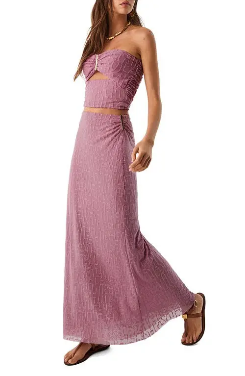 VIX PAULA HERMANNY Ray Strapless Cover-up Top - Pink