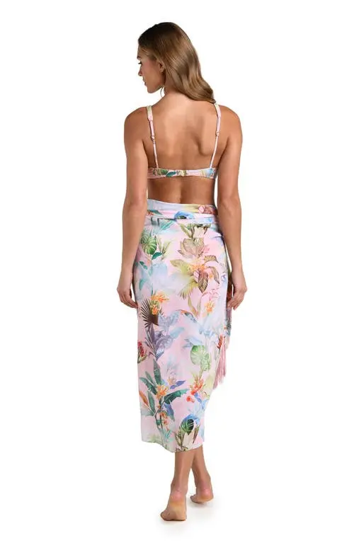 L'AGENCE Palm Colorful Cover-up Pareo