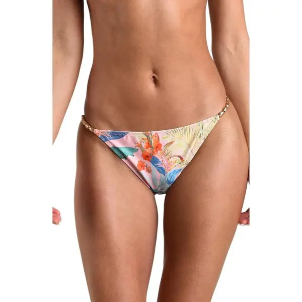 L'Agence Embellished Bikini Bottoms