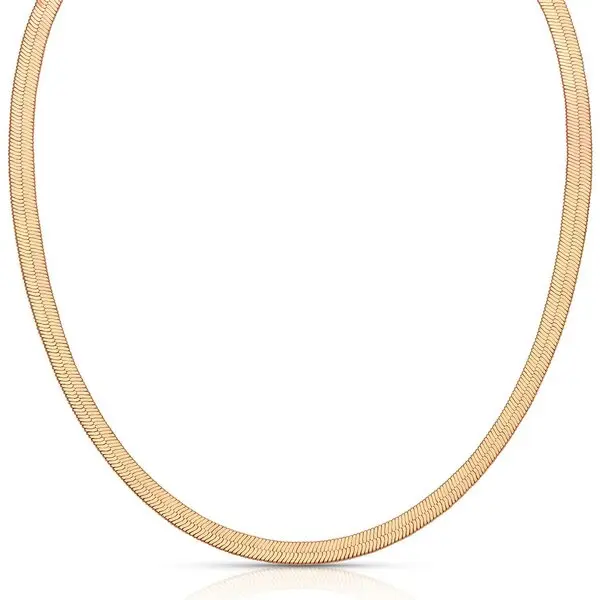 Ettika Brooklyn Snake Chain Necklace - Gold