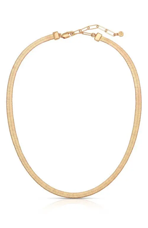 Ettika Brooklyn Snake Chain Necklace - Gold